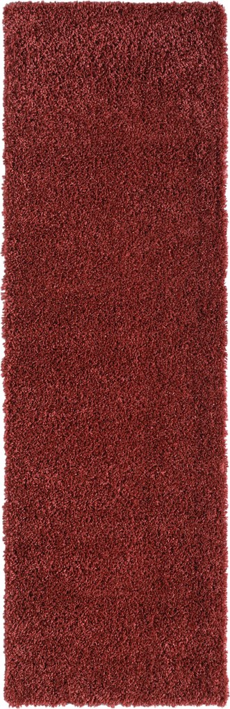My Flair, Běhoun My Shaggy weinrot, 80x300, červená, chodba / předsíň