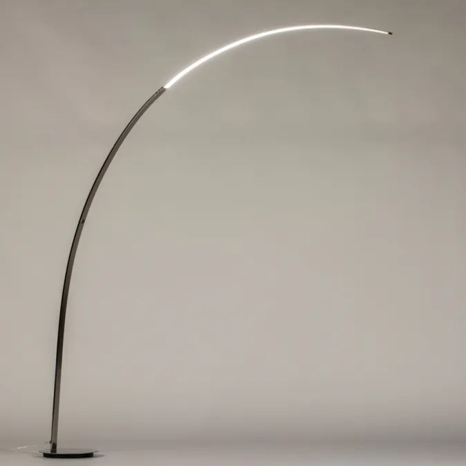 Stojací designová LED lampa se stmívačem Silver Violl