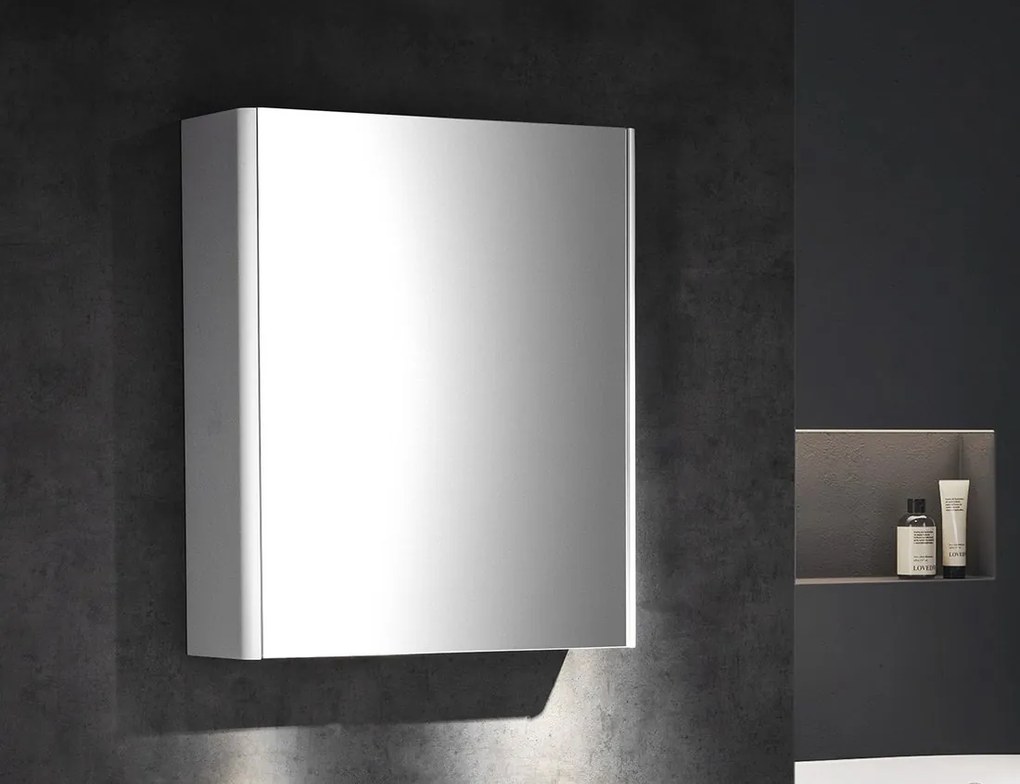 Aqualine Aqualine, DENEB galerka 80x70x18cm, bílá mat, DN080