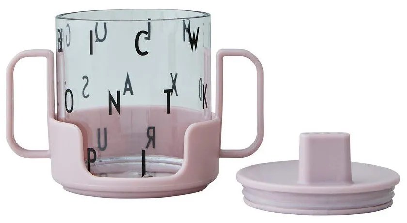 Levandulově fialový dětský hrnek Design Letters Grow With Your Cup