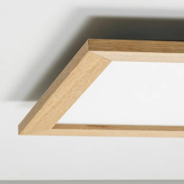 Eglo - LED RGB Stmívatelný přisazený panel SALOBRENA-C LED/40W/230V hnědá + DO