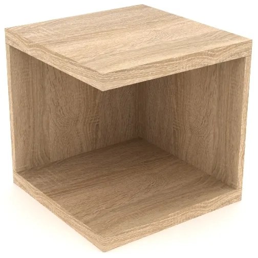 Konferenční stůl Kamil 40×40 dub bordeaux