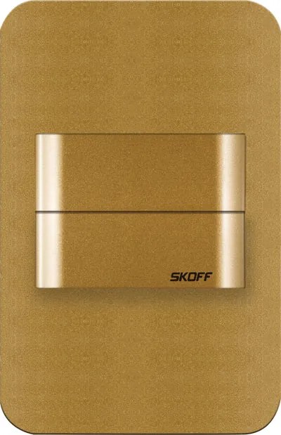 LED nástěnné svítidlo SKOFF MS-SDU-M-H-1 DUO SALSA SHORT mat.mosaz(M) teplá(