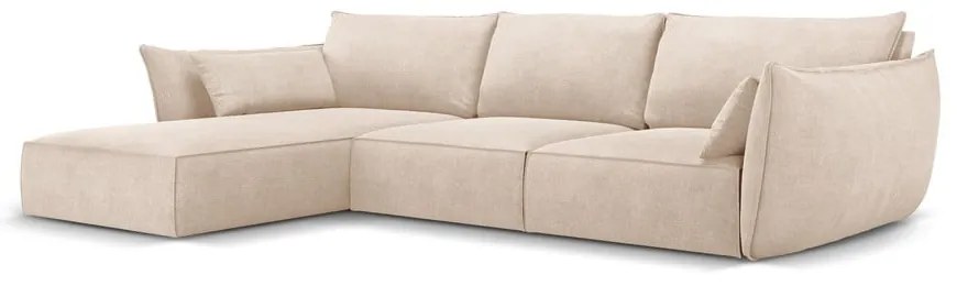 Béžová rohová pohovka (levý roh) Vanda – Mazzini Sofas
