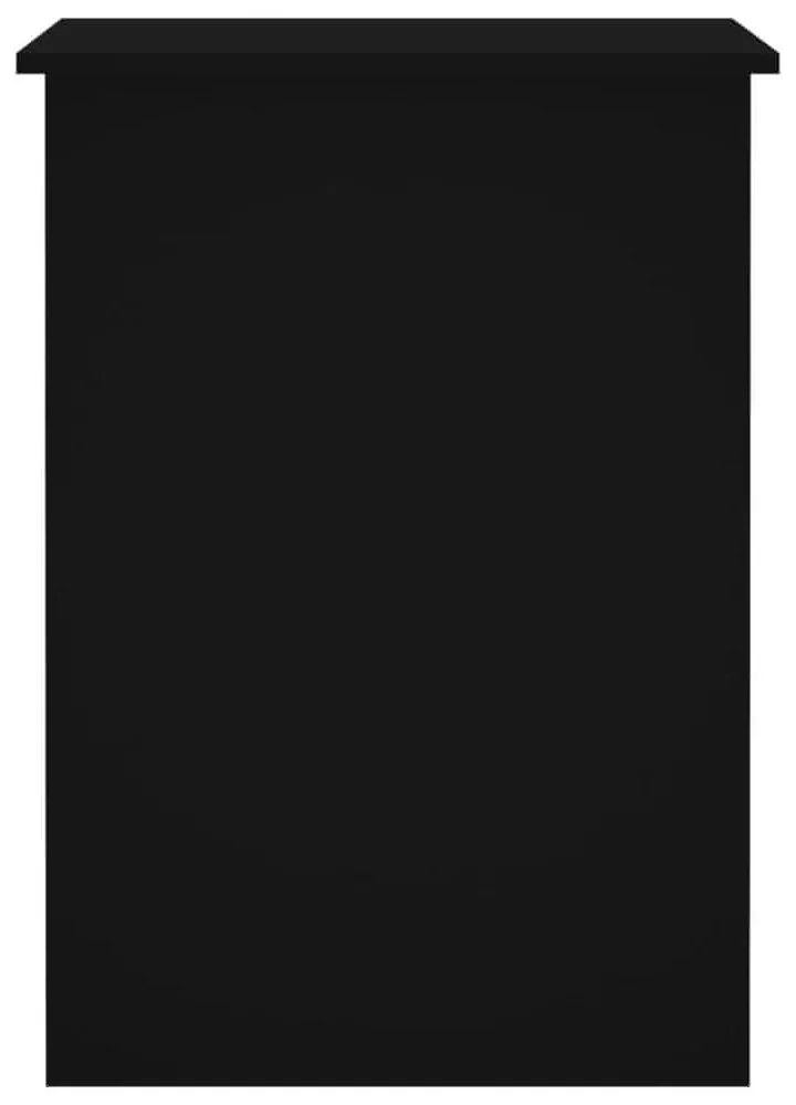 Petromila Psací stůl černý 100 x 55 x 75 cm kompozitní dřevo