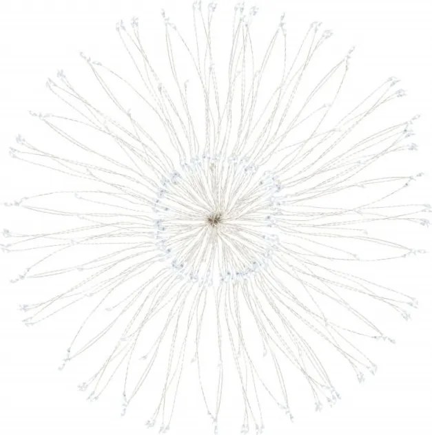 LED Hvězda Supernova - 30cm, 100LED, 8 funkcí, IP44, studená bílá