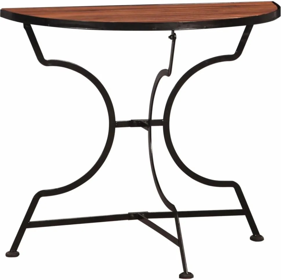 Zahradní bistro stolek akáciové dřevo Dekorhome