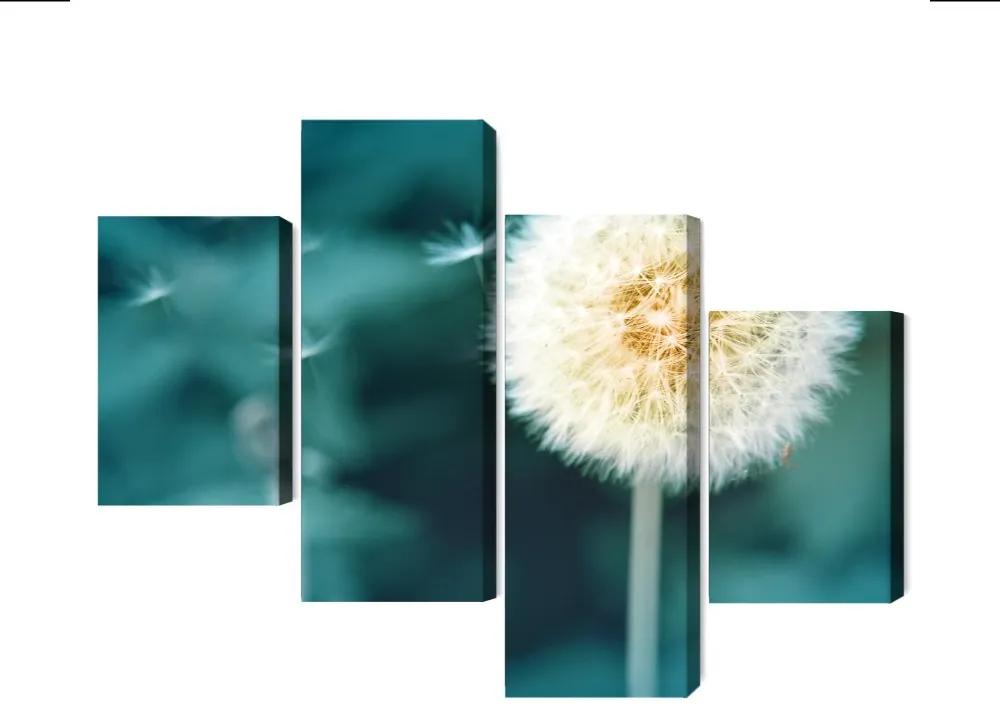 Vícedílný obraz Pampeliška Květ Zblízka 3D Nedostatek Nedostatek Přírodní plátno 240x150