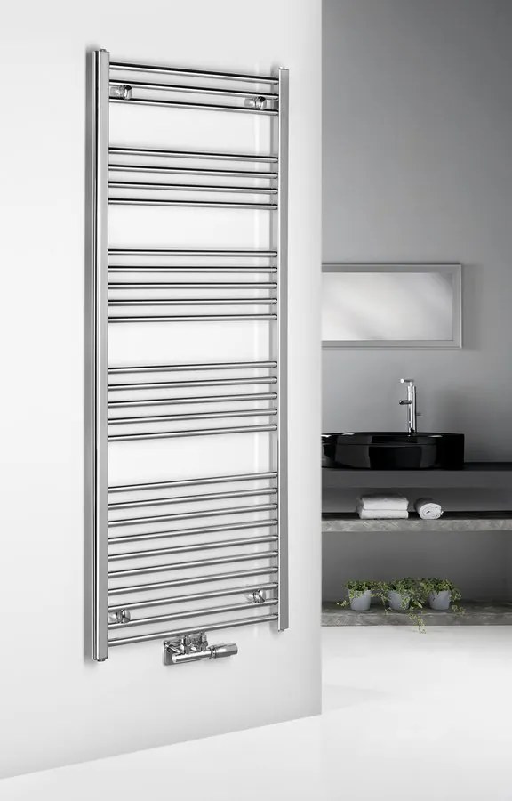 Aqualine Aqualine, ALYA topné těleso rovné 400x1600mm, středové připojení, chrom, LLS309