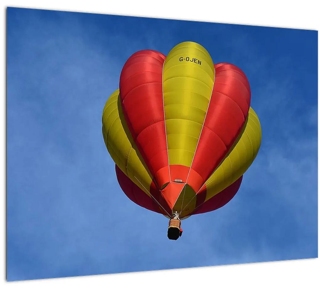 Skleněný obraz létajícího balónu (70x50 cm)
