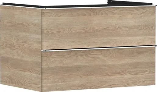 Hansgrohe Xelu Q skříňka pod umyvadlo pod desku 78x49,5x55 cm přírodní dub 54076000