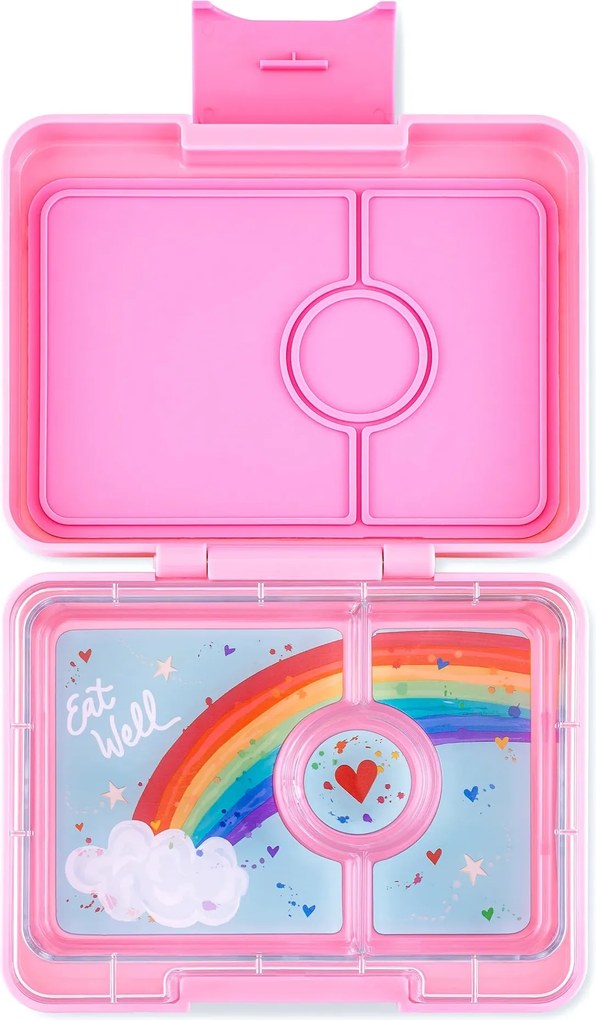 Yumbox Snack mini obědový box, snídaňová krabička pro dítě, Power Pink Rainbow