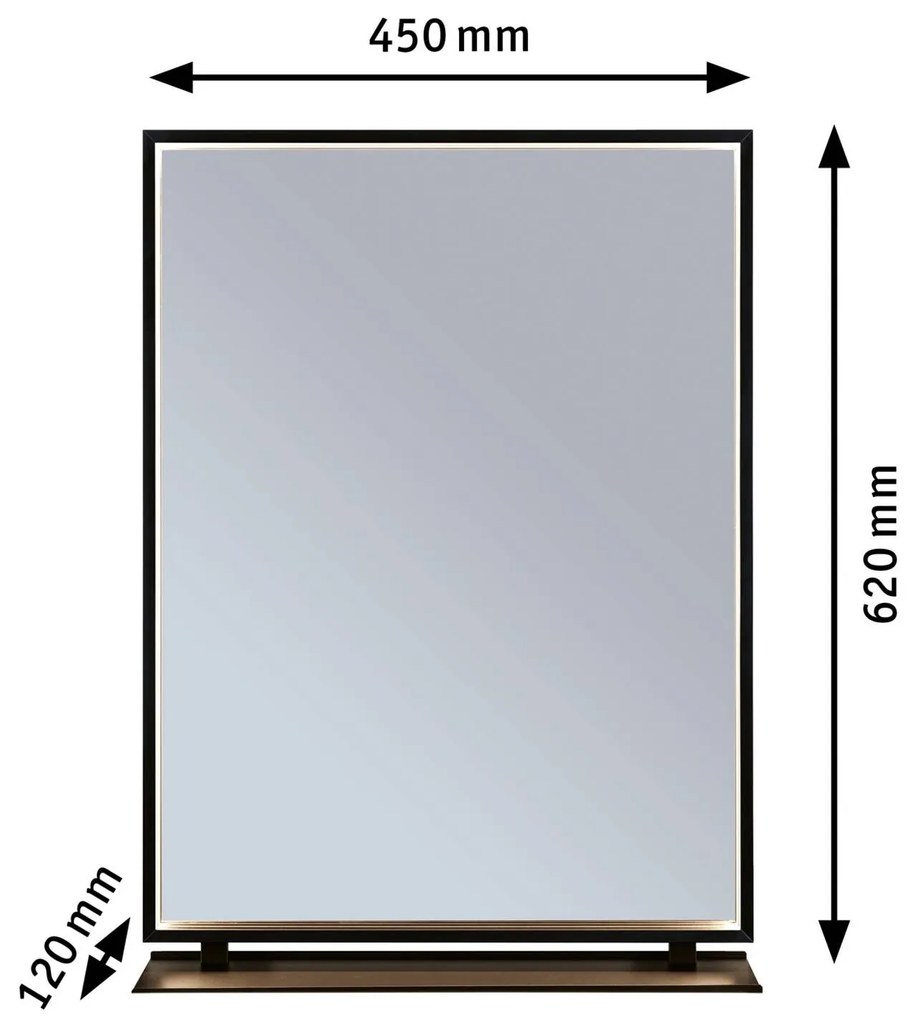 Paulmann Miro LED zrcadlo CCT 62x45 podsvícení