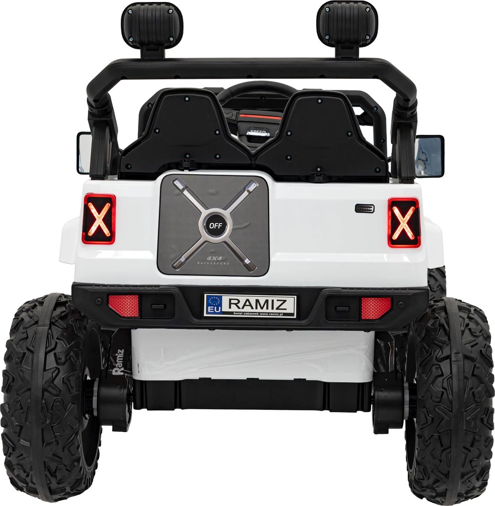 Ramiz Dětské elektrické auto OFF ROAD Speed Bílé