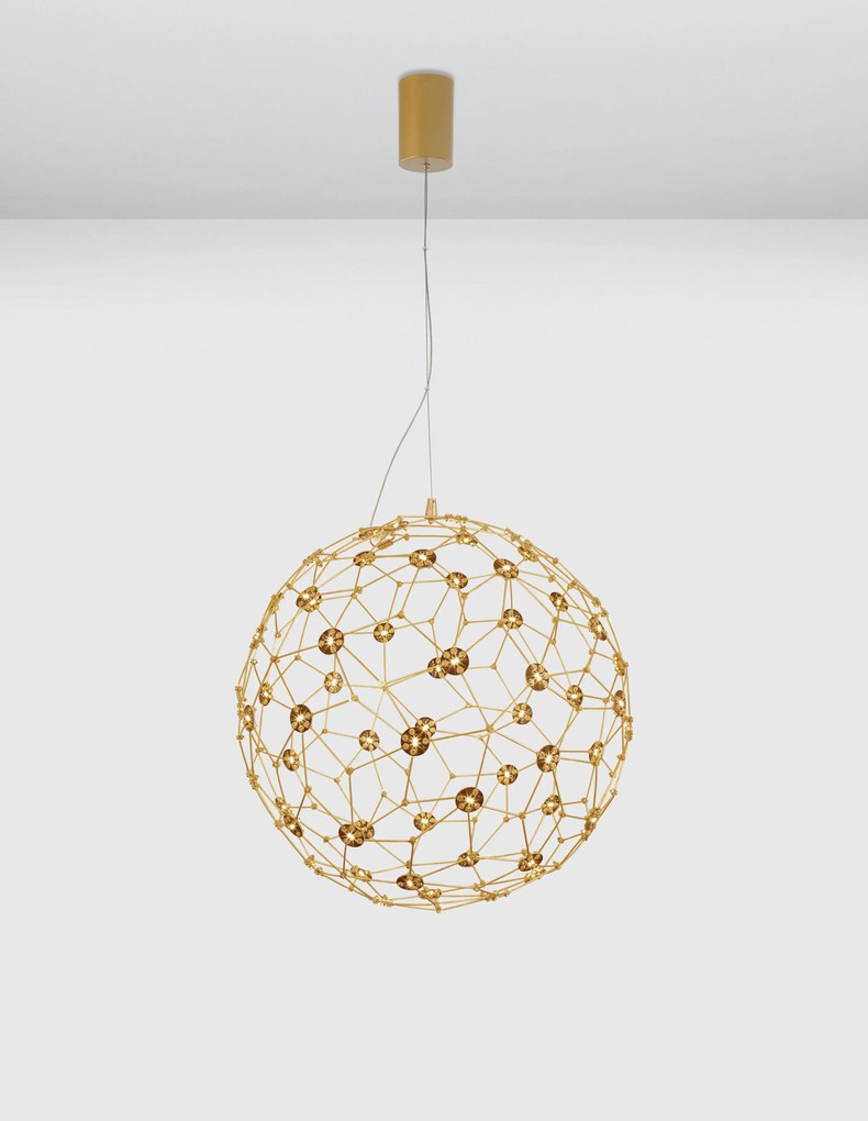 LED lustr Sole 40 zlaté