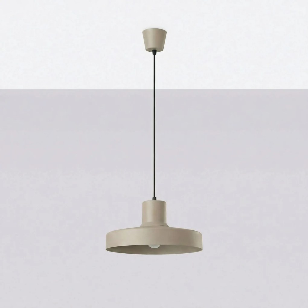 Sollux Lighting Závěsné svítidlo BILO šedobéžové