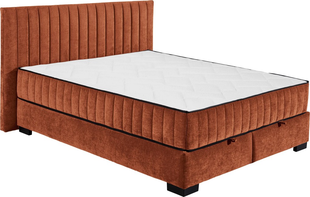 XXXLutz AMERICKÁ POSTEL, 160/200 cm, koňaková MID.YOU - Postele s úložným prostorem - 002220053912
