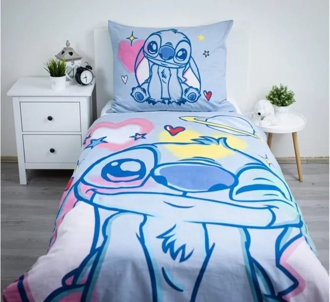 Jerry Fabrics Povlečení Lilo a Stitch Brush it 140x200, 70x90 cm