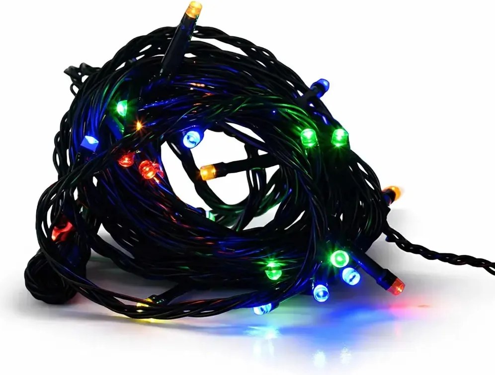 Hobby Line LED světýlka na stromeček 20 m barevné, IP44, vč. zdroje