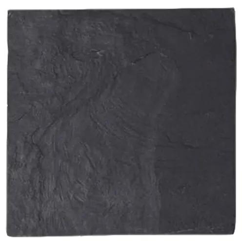 Vance Kitira břidlicový servírovací talíř čtverec černý Rozměry: 30,5 x 30,5 cm