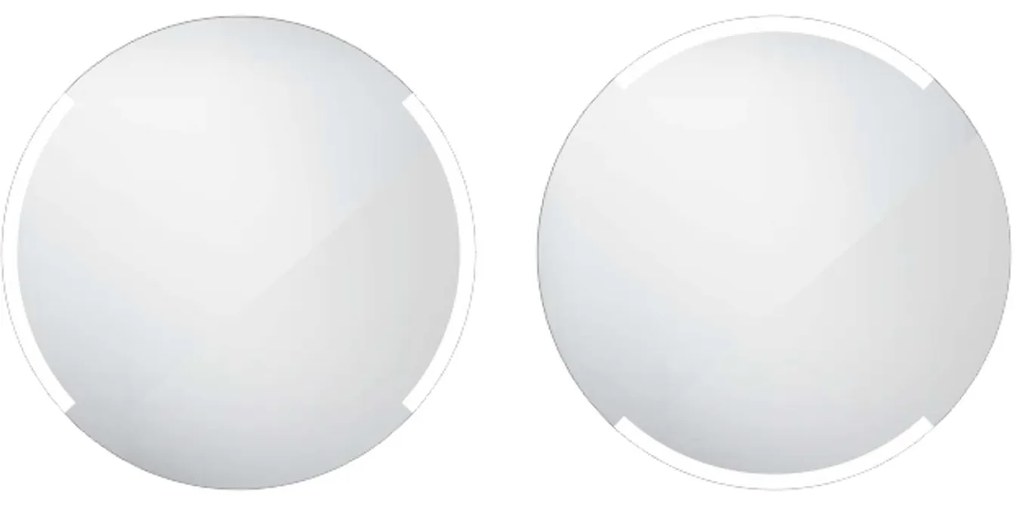Nimco - Koupelnové podsvícené LED zrcadlo 60 cm, kulaté, aluminium ZP 16000R