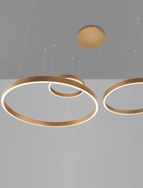 Moderní lustr Elowen 3 zlatá