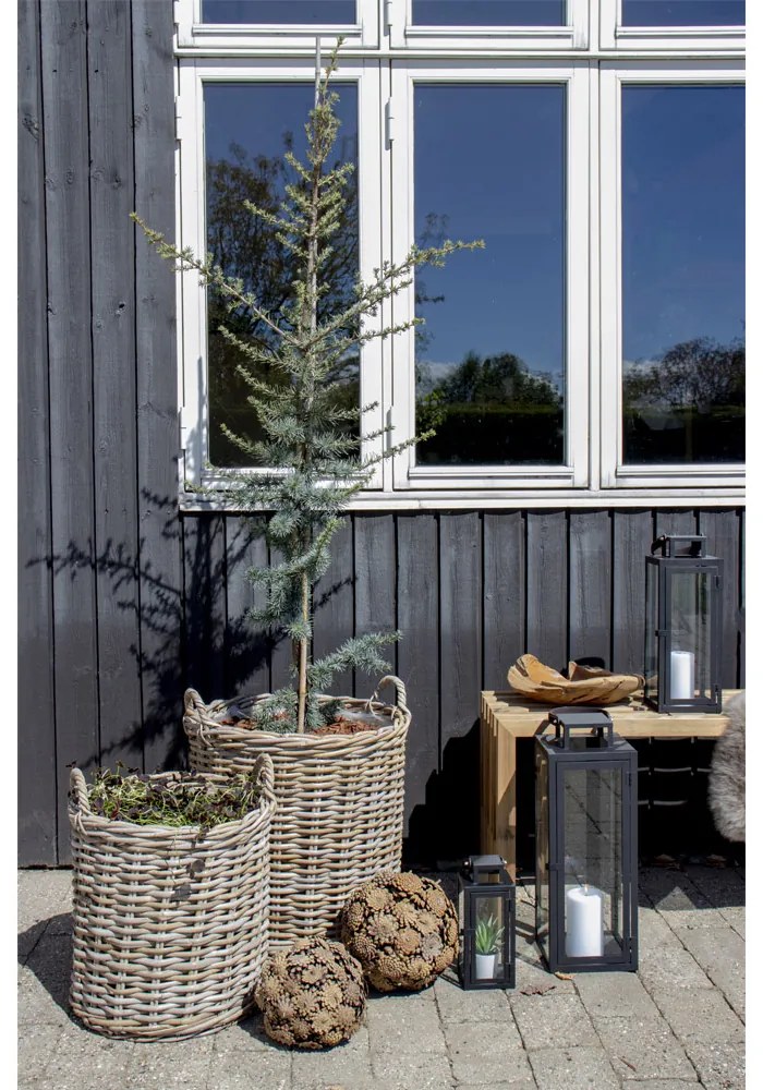 House Nordic Set 2 proutěných květináčů INDO 4401100