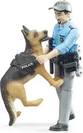 Bruder 62150 Policista se psem / 1:16 / od 4 let