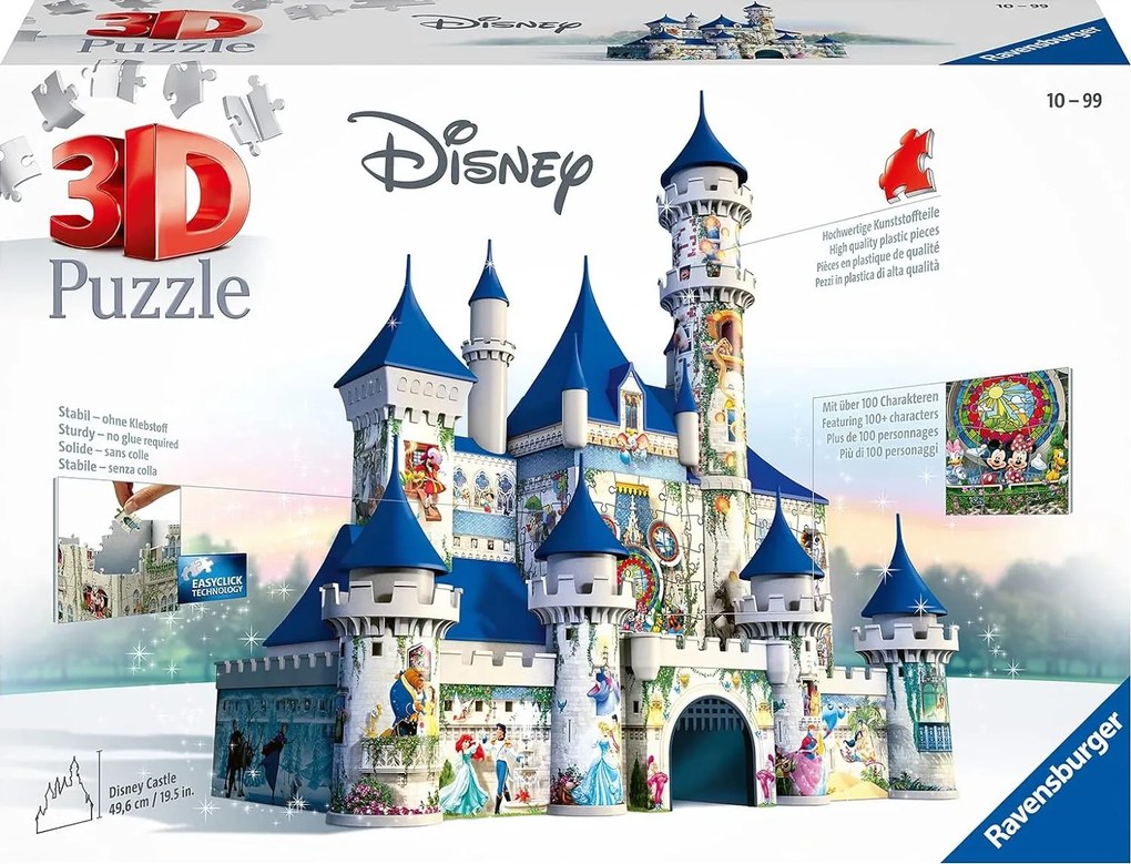 Ravensburger 3d puzzle zámek disney 312 dílků