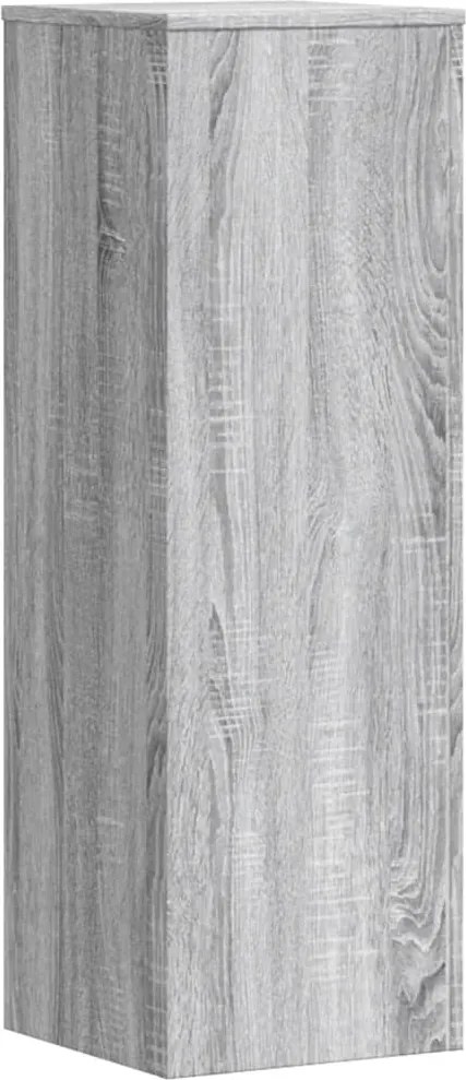 Stojany na rostliny 2 ks šedé sonoma 33 x 33 x 100 cm kompozit 3307887