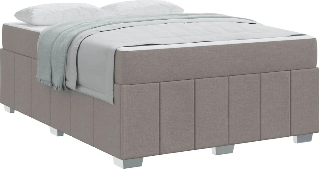Rám postele Taupe 140 x 200 cm textil 3398290