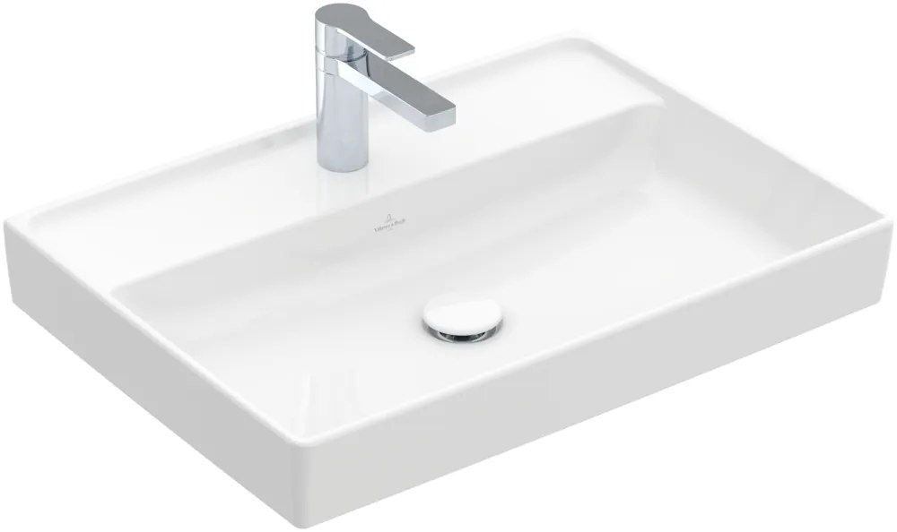 VILLEROY & BOCH Villeroy &amp; Boch COLLARO - Umyvadlo 650x470x160 mm, bez přepadu, bílá Alpin 4A336601