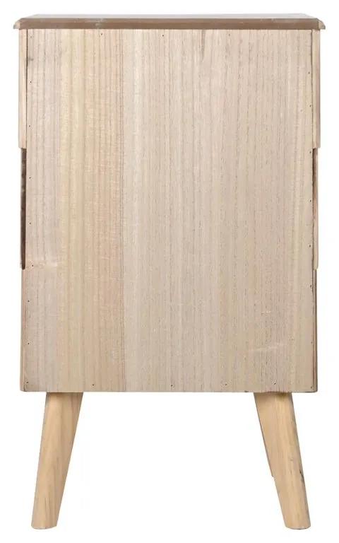 DKD Home Decor Noční stolek ze dřeva, rozměry 43 x 40 x 70 cm