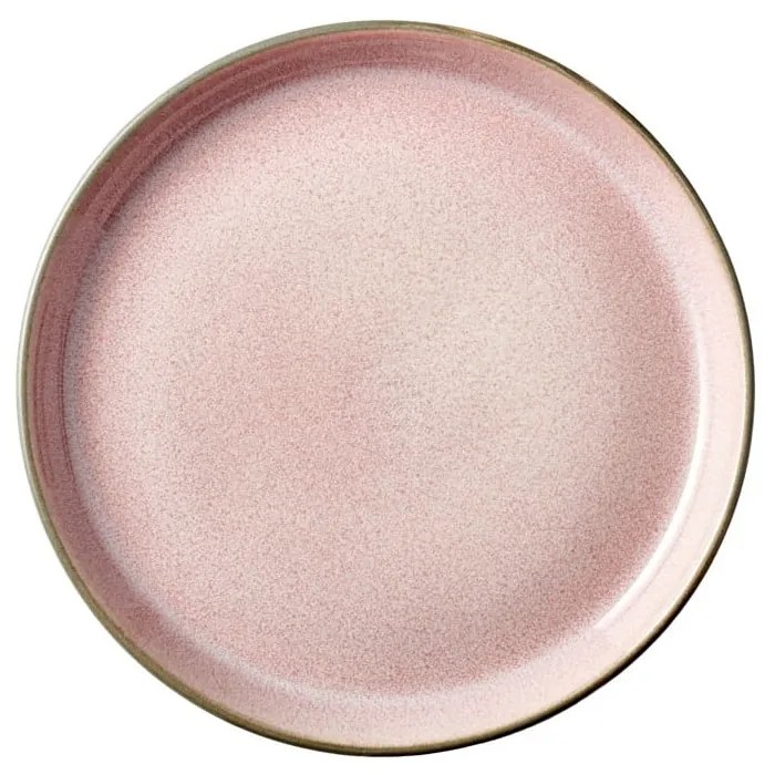 Růžový/šedý dezertní talíř z kameniny ø 17 cm Gastro Grey/Light Pink – Bitz