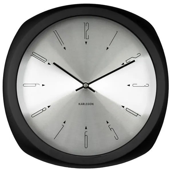 Designové nástěnné hodiny 5626BK Karlsson 31cm