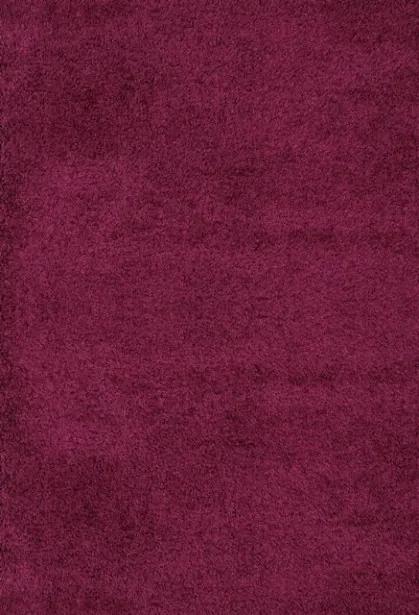 Merinos Turecko | Kusový koberec Shaggy Plus 957 - purple - 120x170 (cena za ks)