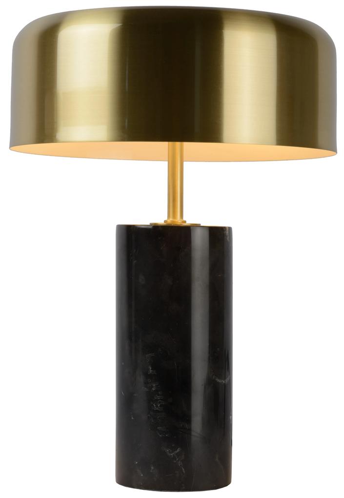 LUCIDE Stolní lampa Miraso Black Ø 25 cm