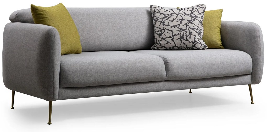 Hanah Home Třímístná pohovka SEVILLA šedá 560ARE1311