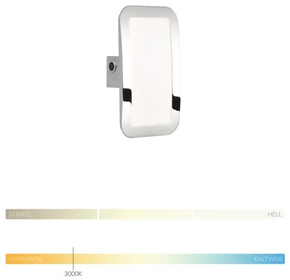 Wofi 4526.01.01.6000 - LED Stmívatelné nástěnné svítidlo SAGA LED/8W/230V