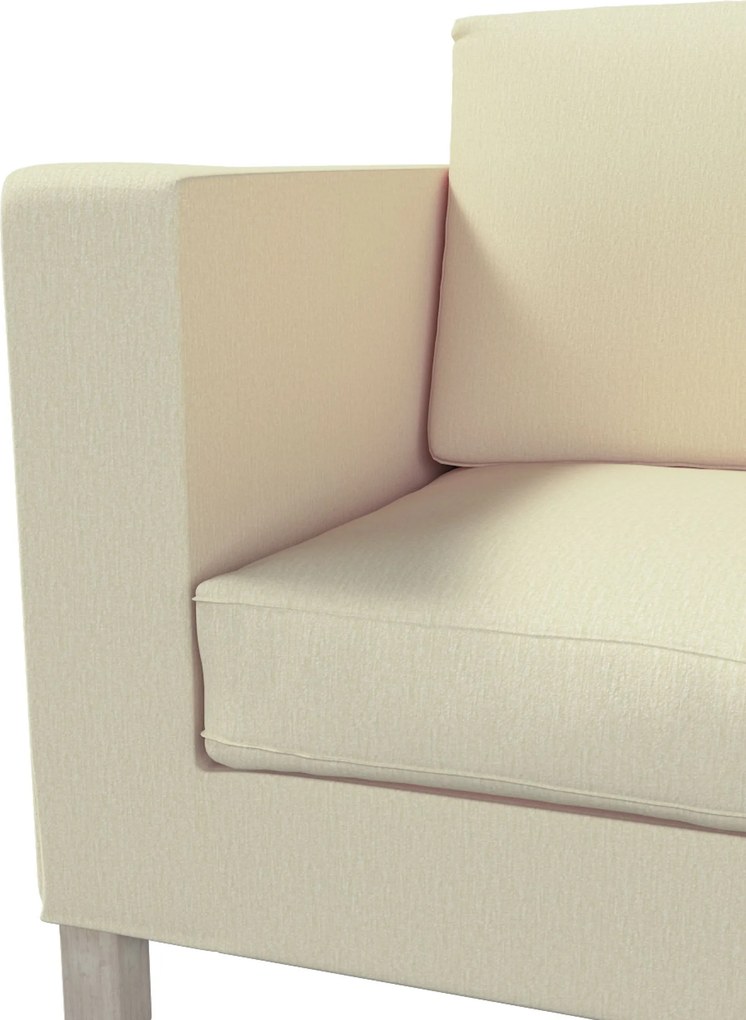 Potah na pohovku IKEA Karlanda 2-místná, krátký barva krémová látka lesklé, pletený vzor