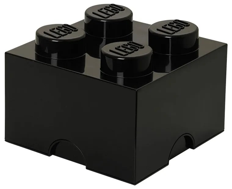Černý úložný box čtverec LEGO® Biano.cz