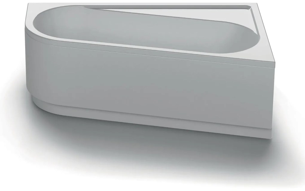 Ravak CHROME 160 x 105 cm CA61000000 vana snowwhite pravá