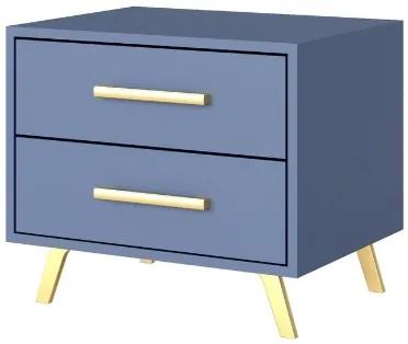 Noční stolek BALI Barva: Modrá