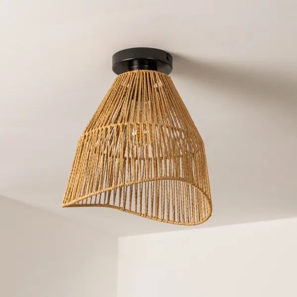 Brilagi - LED Přisazený lustr CERIA BOHO 1xE27/40W/230V pr. 30 cm hnědá