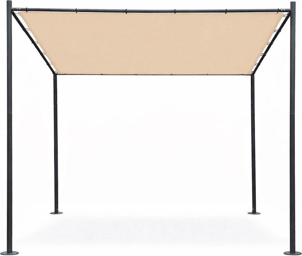 Zahradní pergola Lowa 3x3 m béžová/černá
