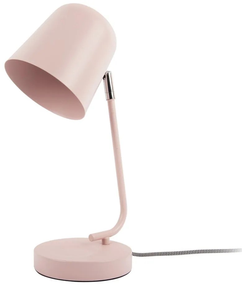 Růžová stolní lampa (výška 38,5 cm) Encantar – Leitmotiv