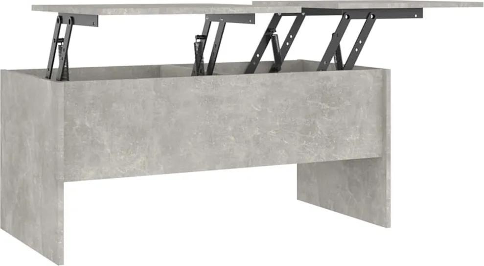 vidaXL Konferenční stolek 102 x 50,5 x 46,5 cm kompozitní dřevo [809723] Barva: Bílá