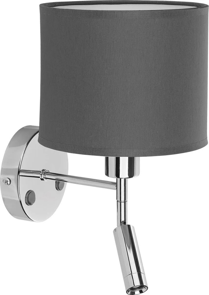 Nástěnná lampa s pohyblivým LED ramenem FIORENZO, šedá Tlg FIORENZO