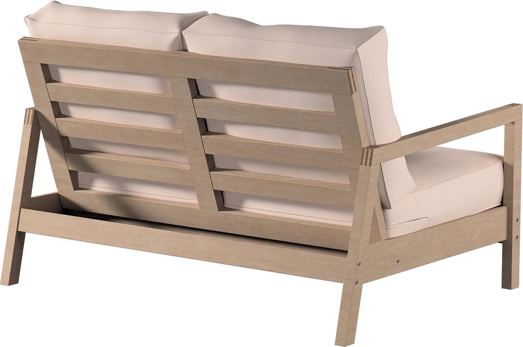 Potah na pohovku IKEA  Lillberg 2-místná nerozkládací barva růžová látka pletený vzor