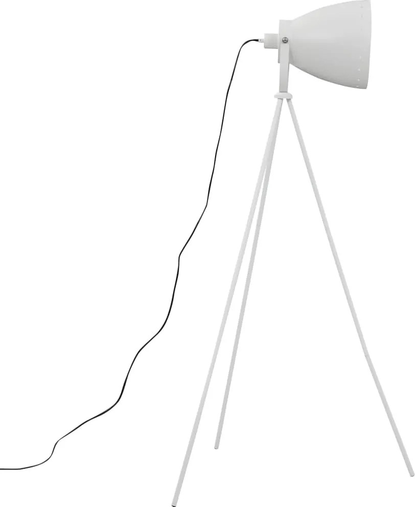 vidaXL Třínohá stojací lampa kov E27 [51025] Barva: Bílá